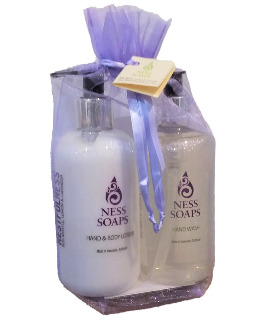 Bog Myrtle, Lemon & Lavender Hand Wash & Hand & Body Lotion Lilac Twin ...